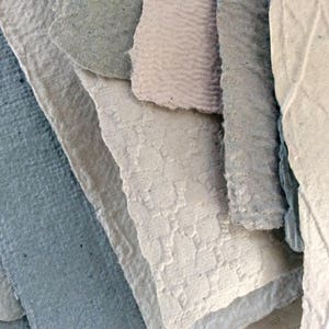 Gray Handmade Paper - Shades of Grey - Pick the Amount - Recycled Paper ...