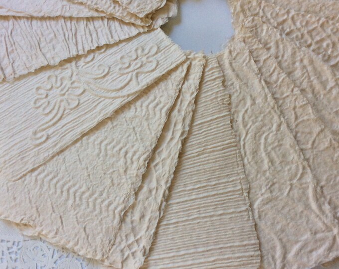 Handmade Paper - Ivory - Natural Fibers - Abaca - Banana Paper ...