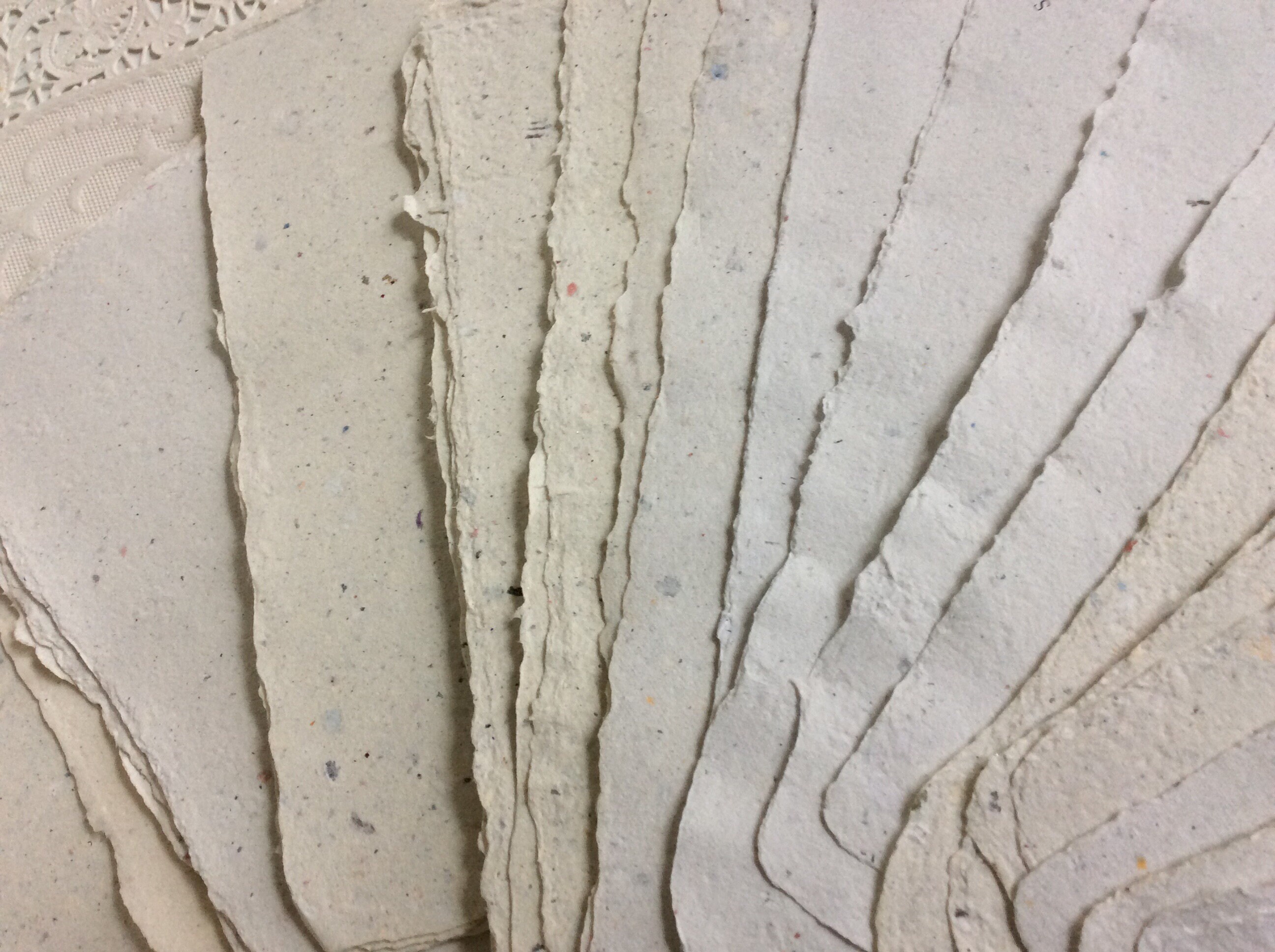 Handmade Paper Recycled Junk Mail 5 1/2 X 8 1/2 Soft | Etsy