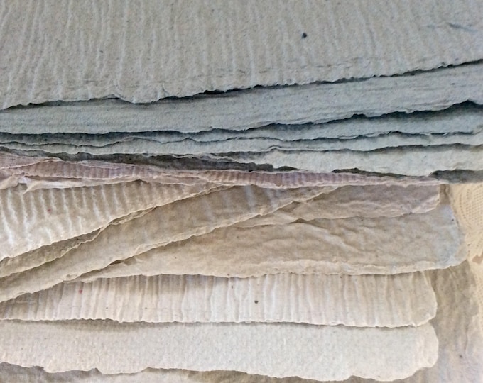 Gray Handmade Paper - Shades of Grey - Pick the Amount - Recycled Paper ...