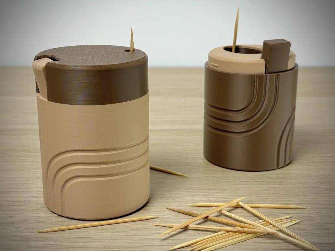 Toothpick Dispenser STL File for 3D Printing, Kitchen Table Accessory ...