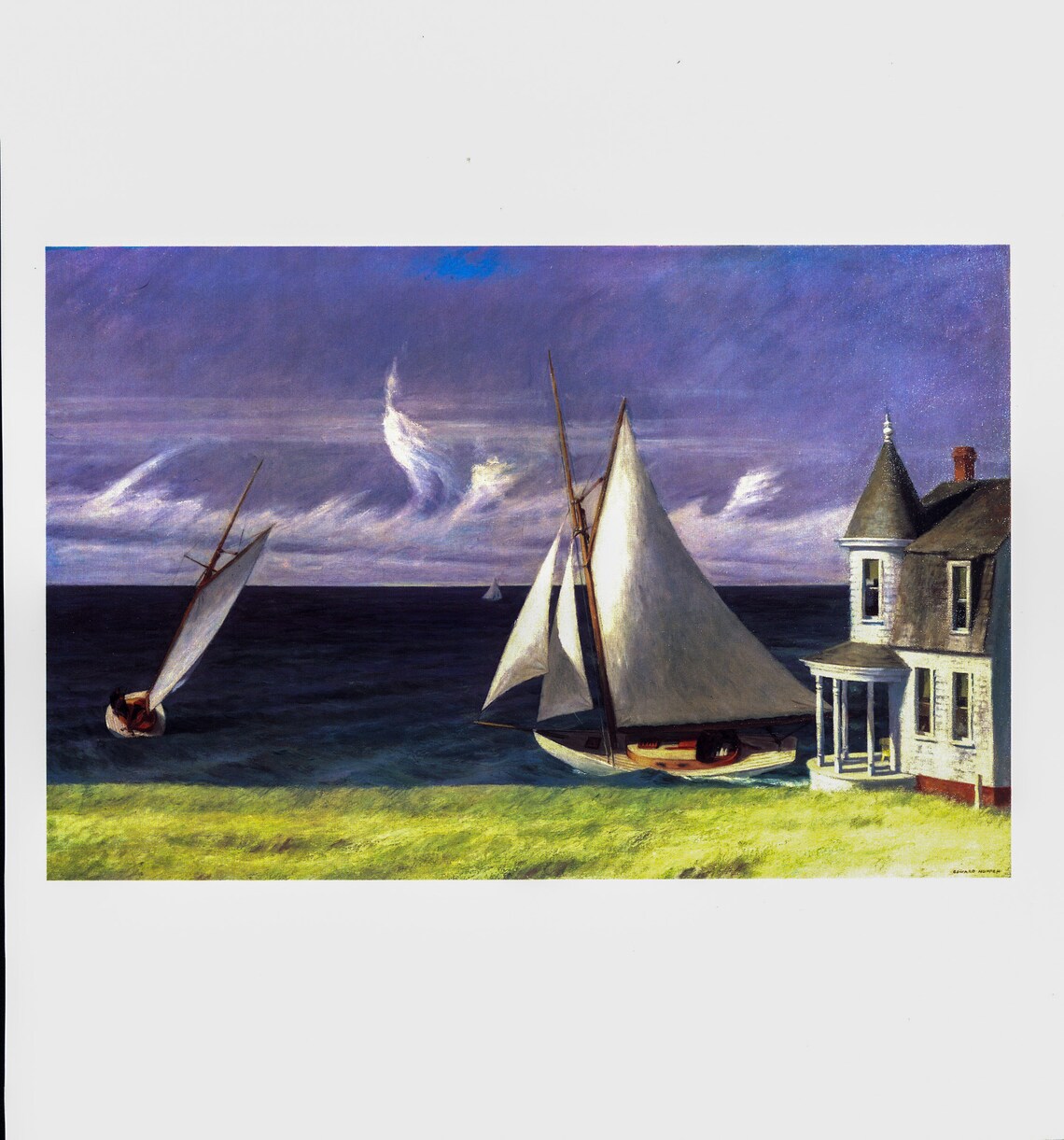 Edward Hopper Vintage Print the Lee Shore 1941 - Etsy