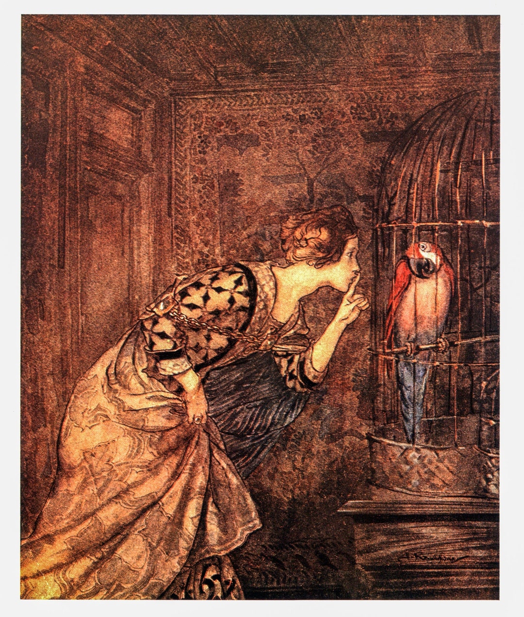 Some British Ballads Arthur Rackham 1919 Art "mary Colven" Color ...