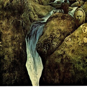 Brian Froud Art Print: Moss Covered Rocks, Vintage Book Page (1976) - Etsy