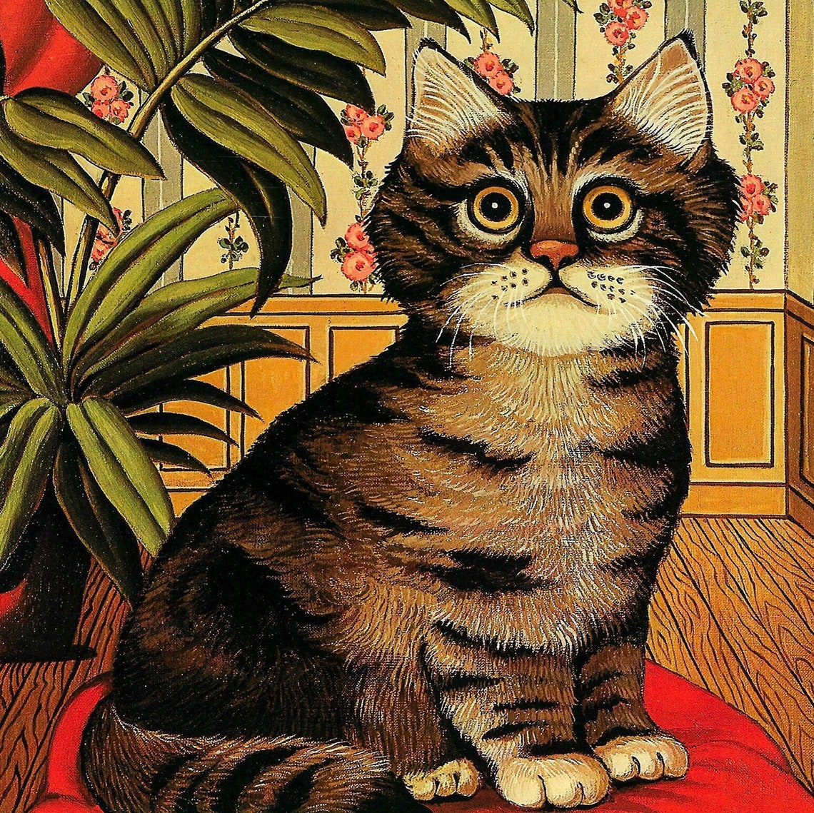 Andre Duranton "cat" 1973 Vintage Art Book Page Print From Galerie ...