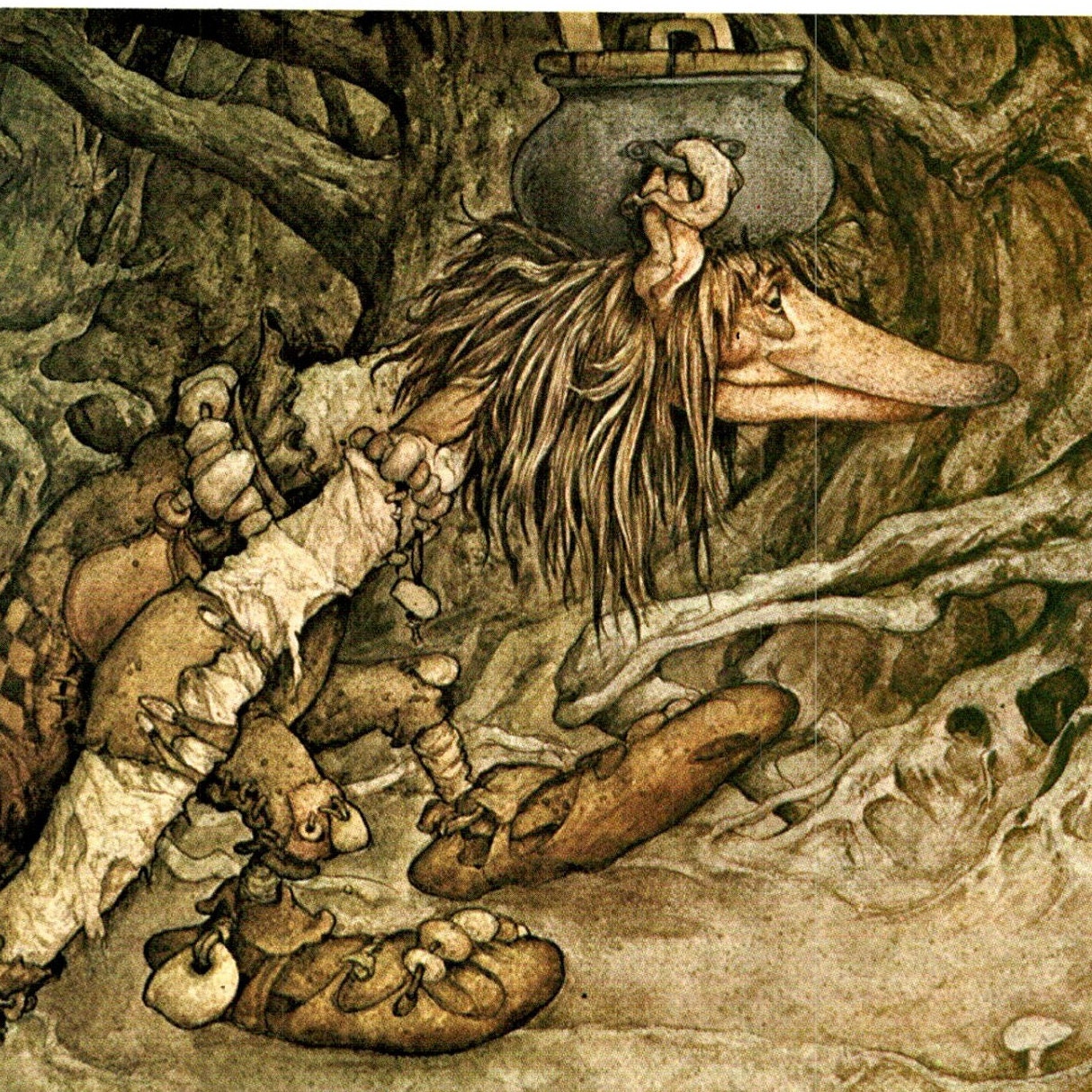 Brian Froud Princess & Troll Art: 1976 Vintage Book Page - Etsy