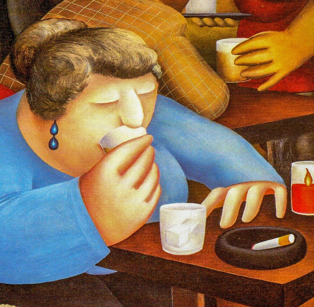 Beryl Cook "rye Over Rocks" & "coney Island" 1985 Vintage Art Book Page ...