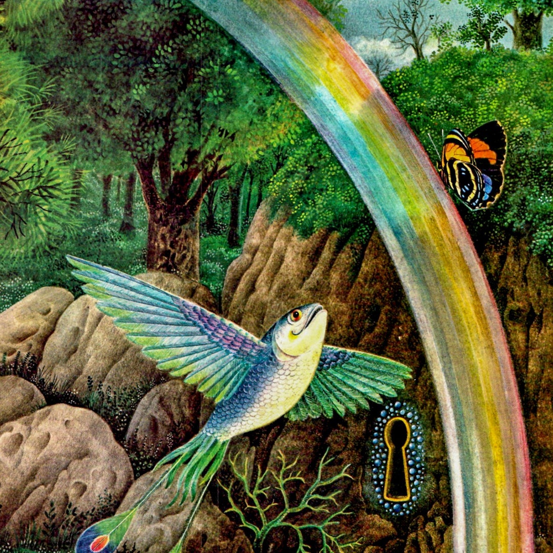 Gervasio Gallardo Vintage Art Book Page Cover Art for George Macdonald ...
