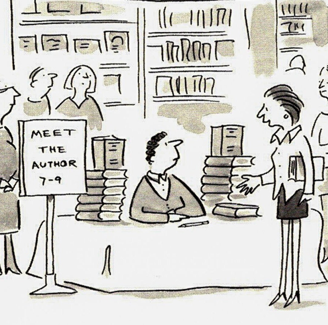 Liza Donnelly New Yorker Cartoon Art: Vintage Reader Humor Illustration ...