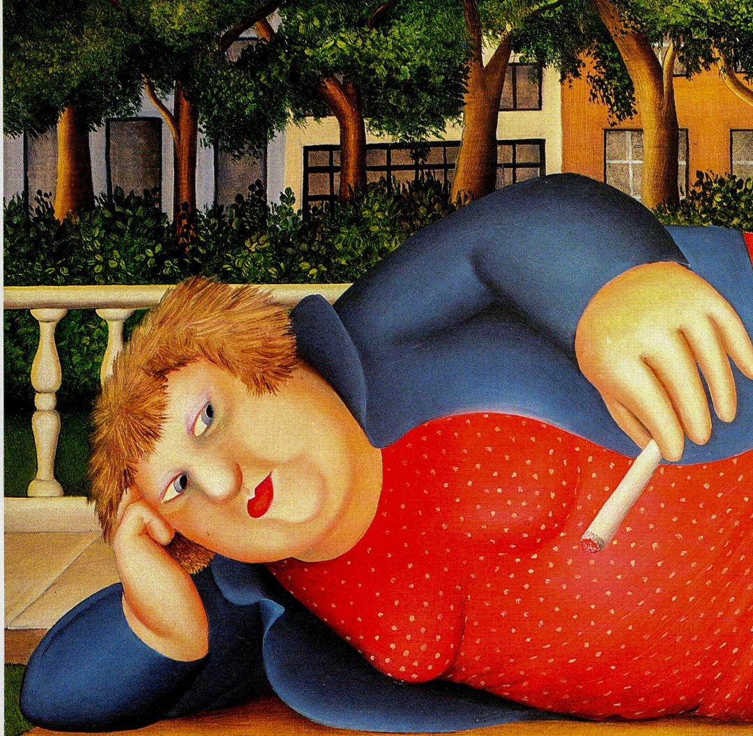 Beryl Cook "bryant Park" C.1985 Vintage Art Book Page Midtown Scenes - Etsy