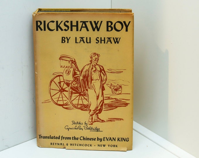 Rickshaw Boy First Edition 1945 Cyrus Leroy Baldridge Illustrations ...
