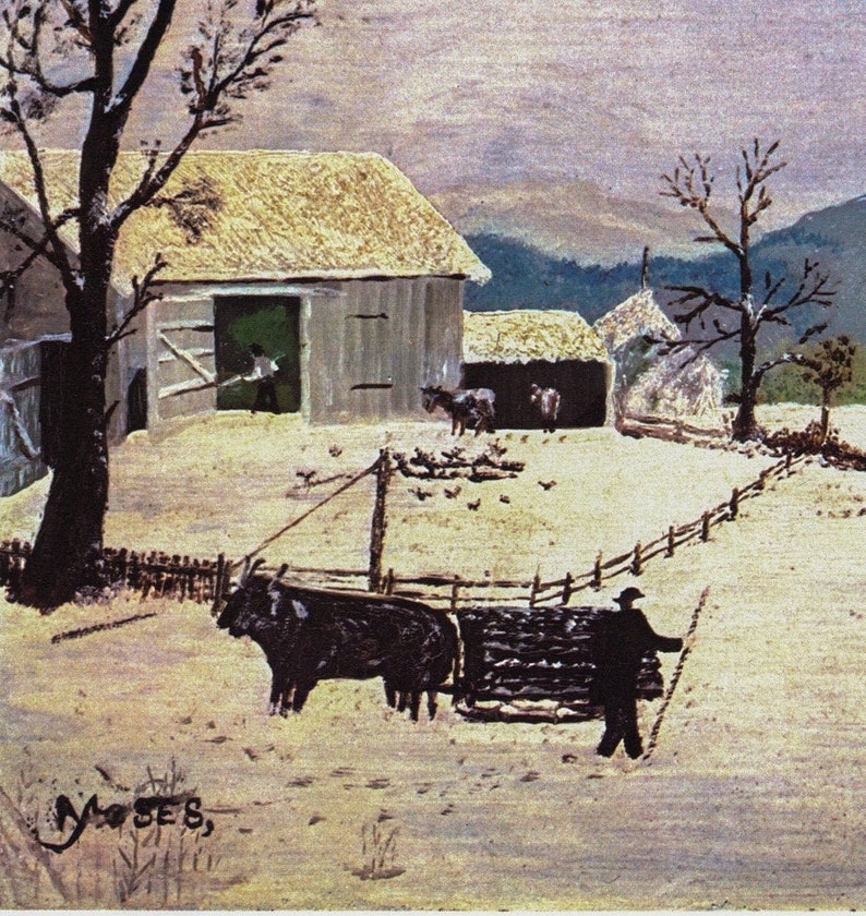 Grandma Moses home for Thanksgiving c.1940 - Etsy