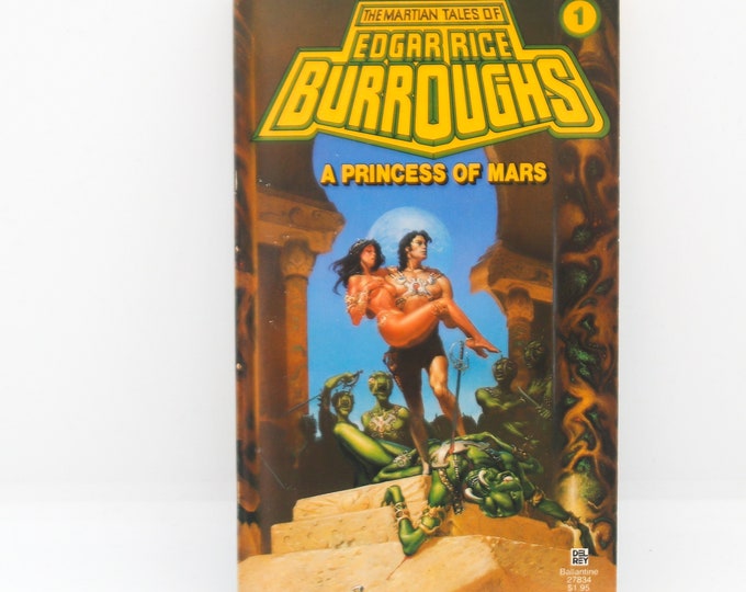 Edgar Rice Burroughs "a Princess of Mars" 1981 Michael Whelan Cover Art ...