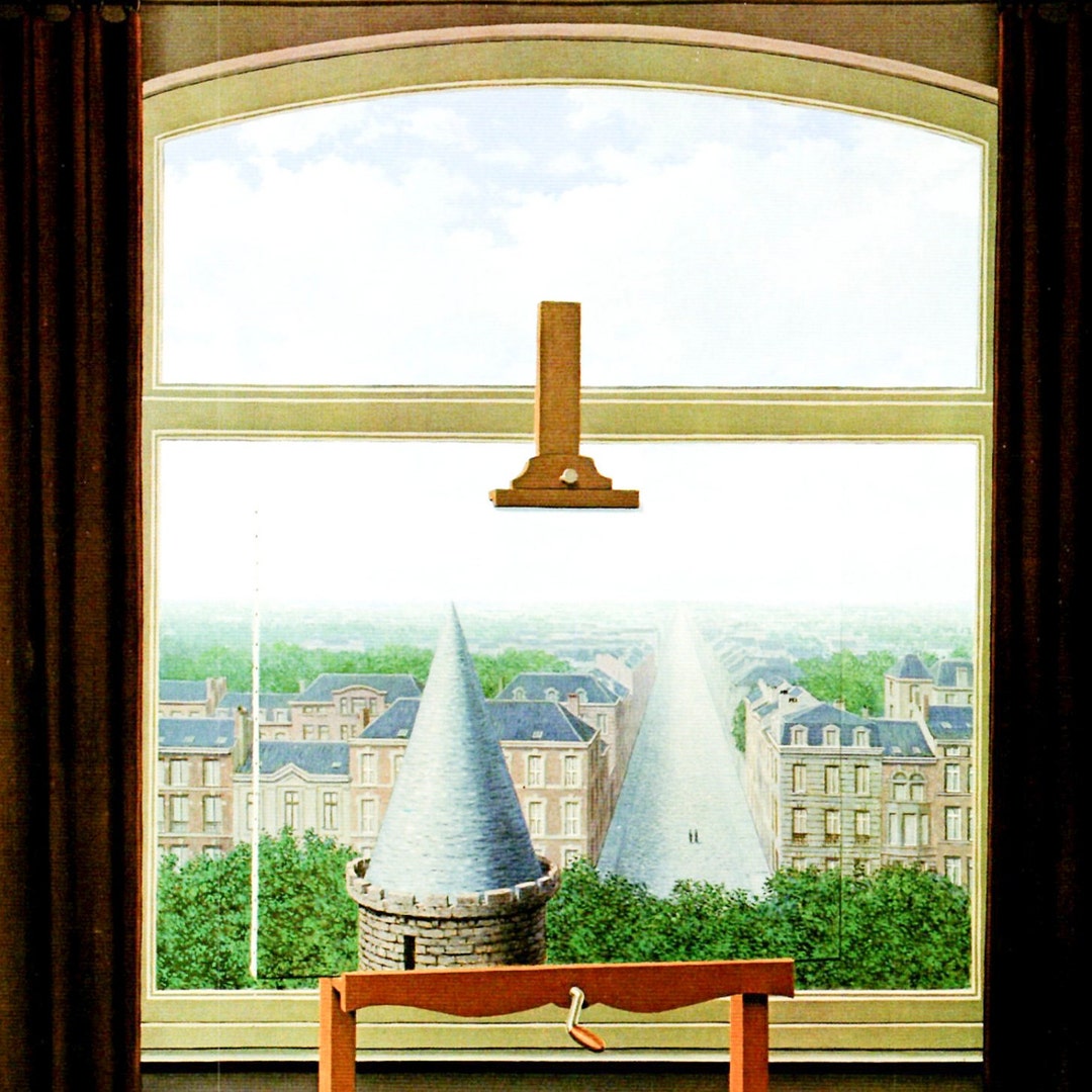 Rene Magritte Vintage Art Book Page euclidean Walks 1955 - Etsy