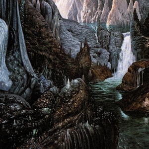 The Glittering Caves of Aglarond by Ted Nasmith From the Two Towers ...