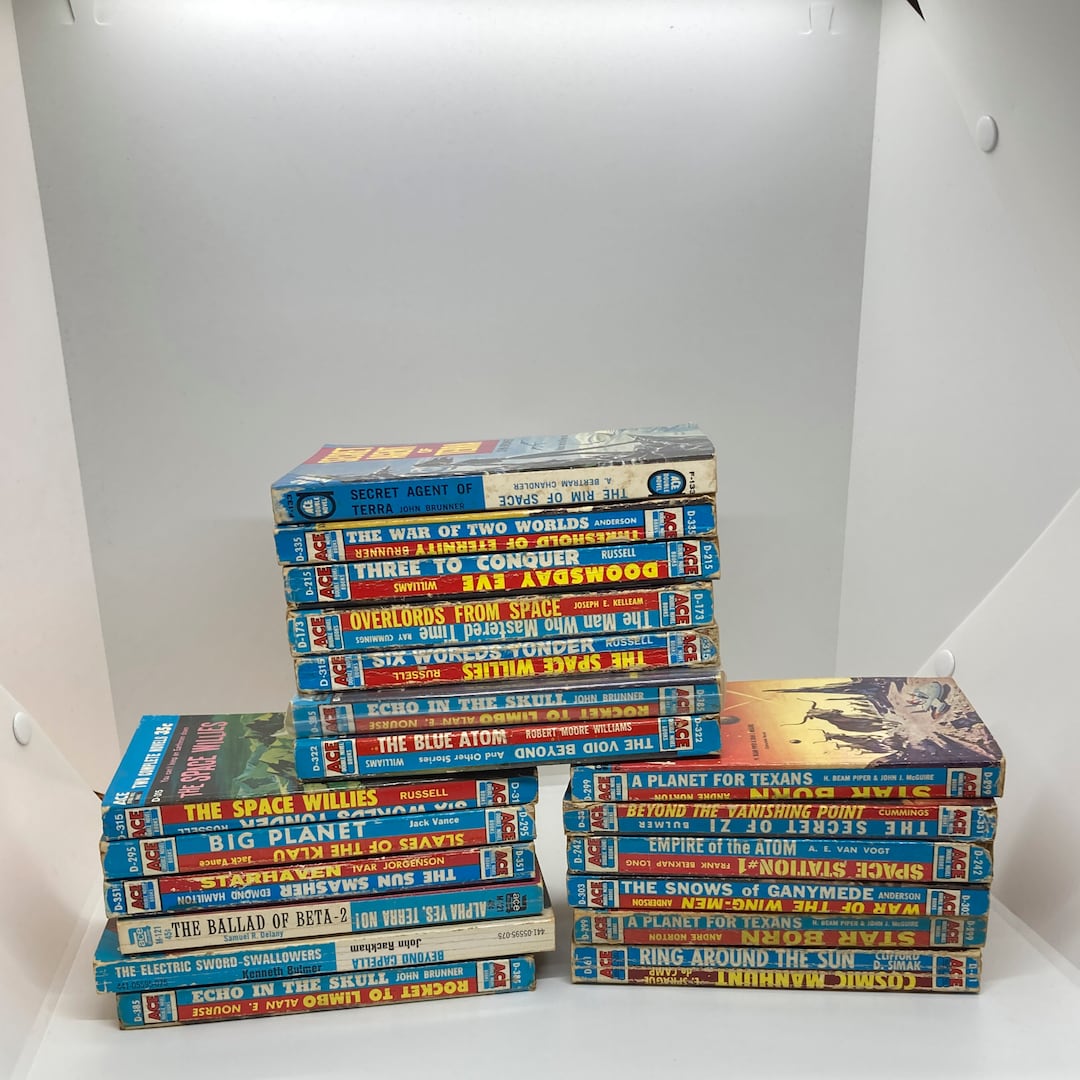 ACE Science Fiction Double Novels [dos-a-dos] Vintage Paperbacks Pick ...
