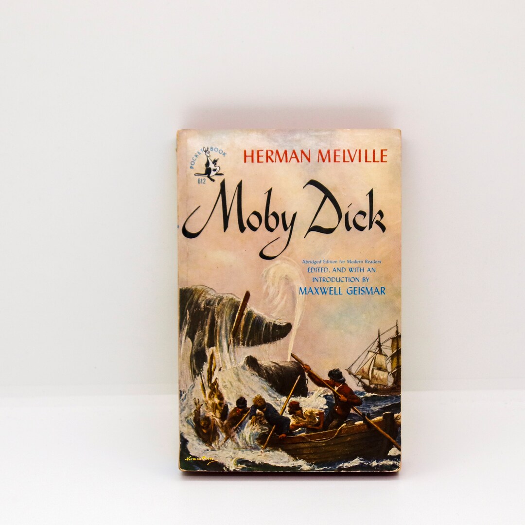 Herman Melville moby Dick First Edition Thus 1949 Vintage Paperback - Etsy