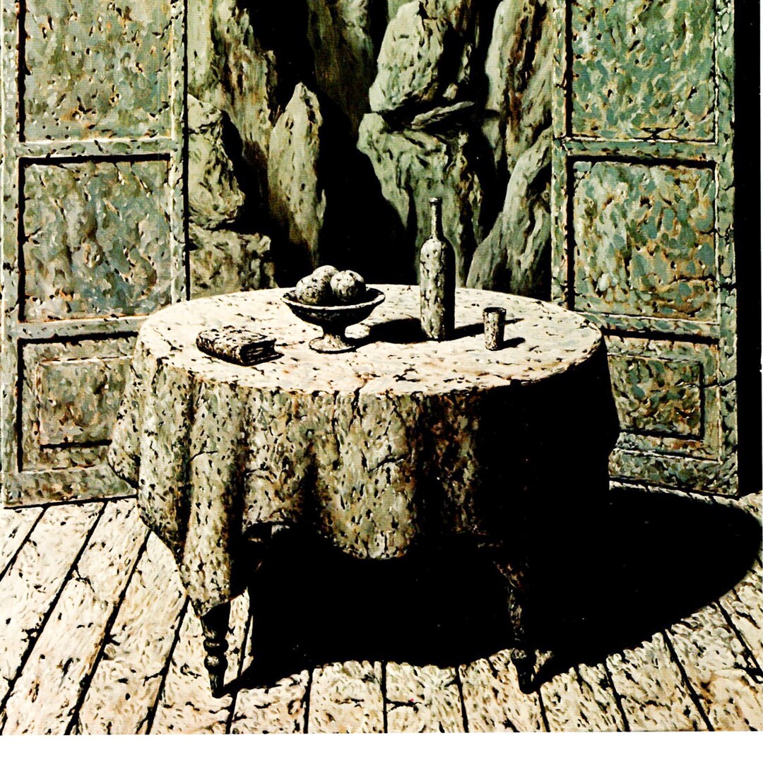 Rene Magritte Vintage Art Book Page memory of a Journey - Etsy