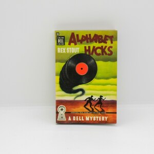 Dell Mapback "alphabet Hicks" C1947 Rex Stout George A. Frederiksen ...