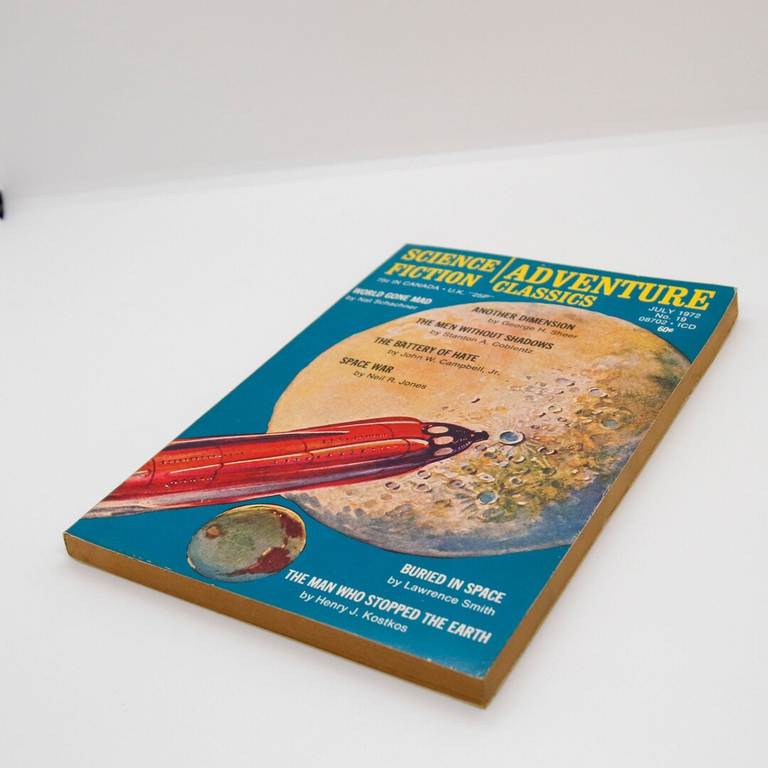 Vintage Science Fiction Pulp Mag Unread Copy science Fiction Adventure ...