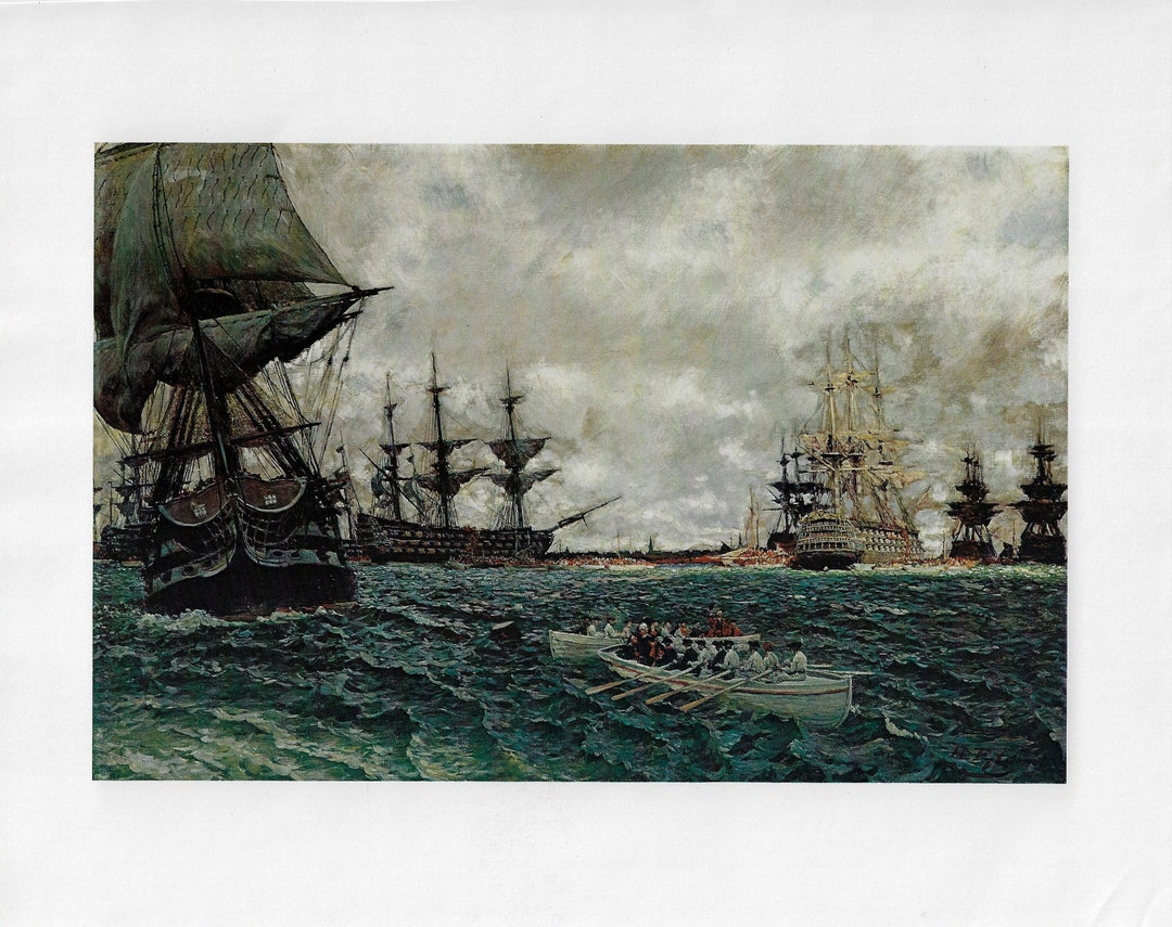 Howard Pyle Print: "evacuation of Charleston", American Revolution Art ...