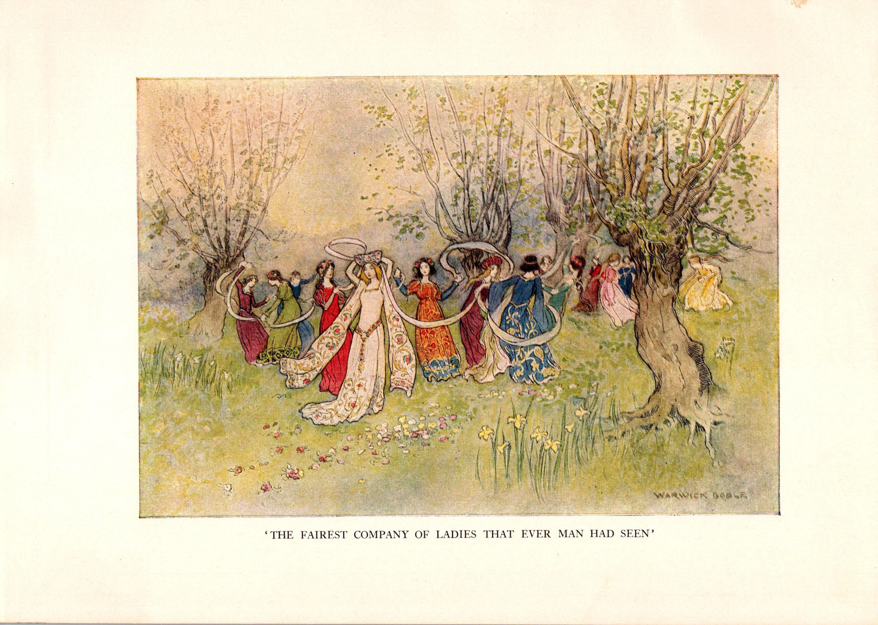 From Chaucer's Works "the Fairest Company of Ladies That Ever Man Had ...
