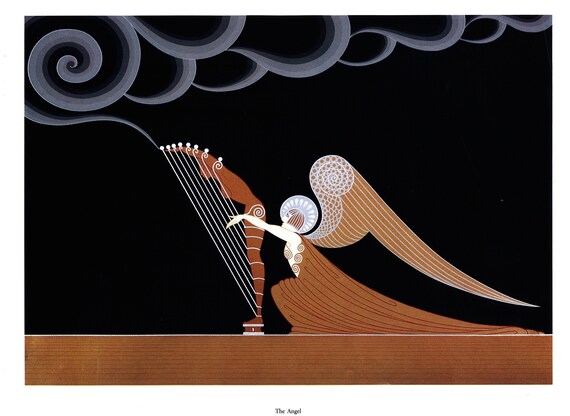 Erte the Angel / Swept Away and Stranded c.1982 - Etsy UK