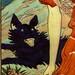 Eugene Grasset "watercolor Design for Danger" Vintage Art Book Page - Etsy