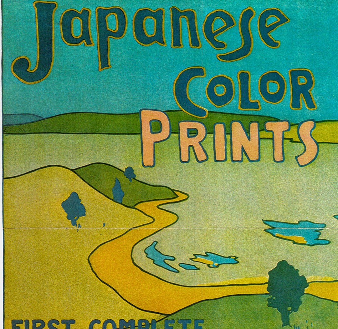 Arthur Dow "japanese Print Exhibition" Vintage Art-book Page - Etsy