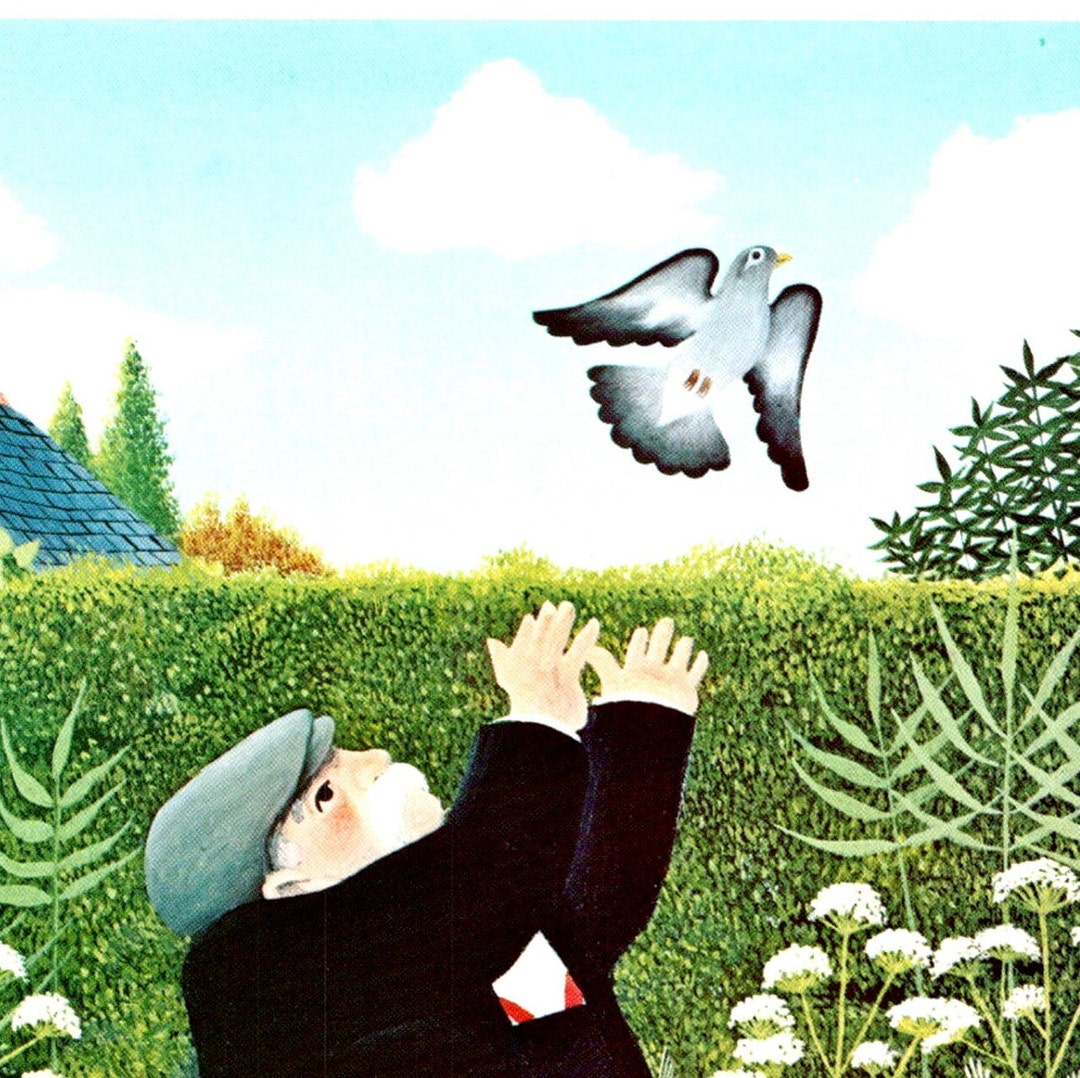 Vintage Art Book Page Reg Cartwright "the Pigeon Fancier" 1972 FREE ...