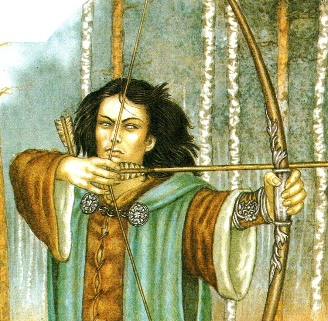 Legolas by Inger Edelfeldt From the Two Towers Vintage Art-book Page - Etsy