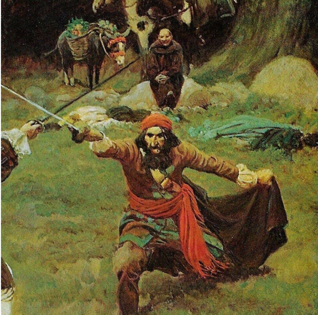 1907 Howard Pyle of the Brandywine Artists "the Duel Between John ...