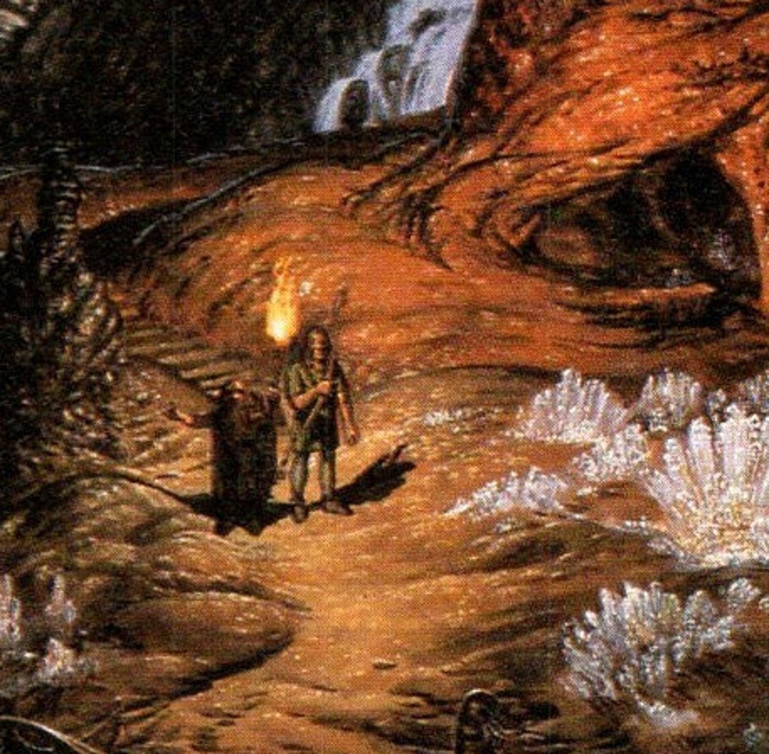 The Glittering Caves of Aglarond by Ted Nasmith From the Two Towers ...