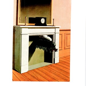 Rene Magritte Vintage Art Book Page "time Transfixed" 1939 FREE ...