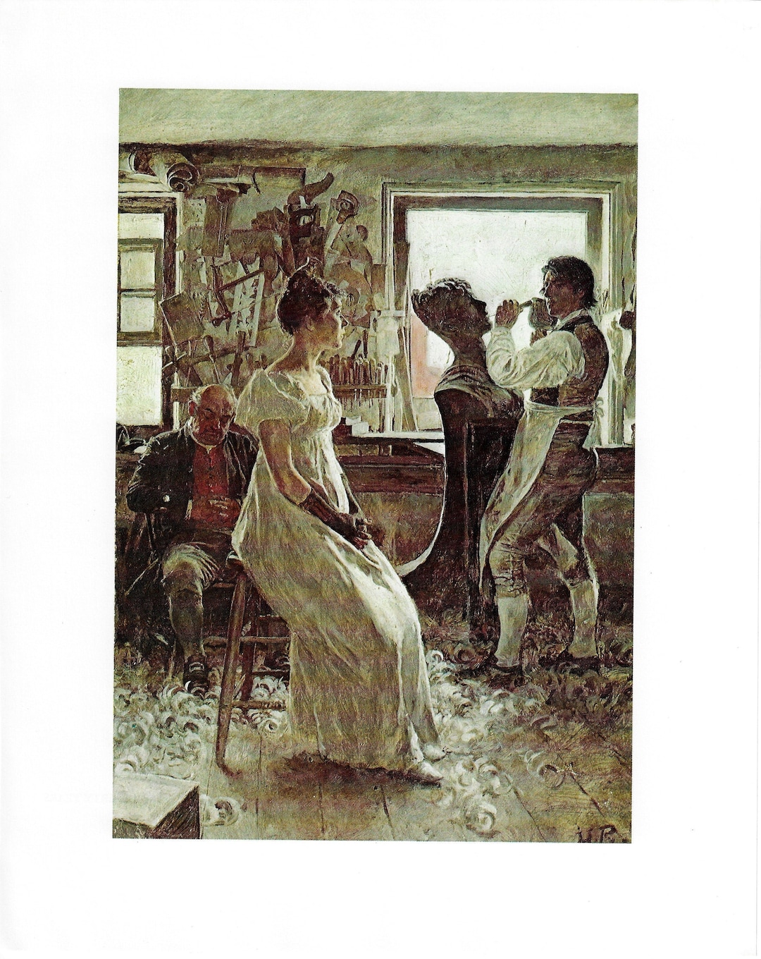 Brandywine Artists 1895 Howard Pyle in the Wood - Etsy UK