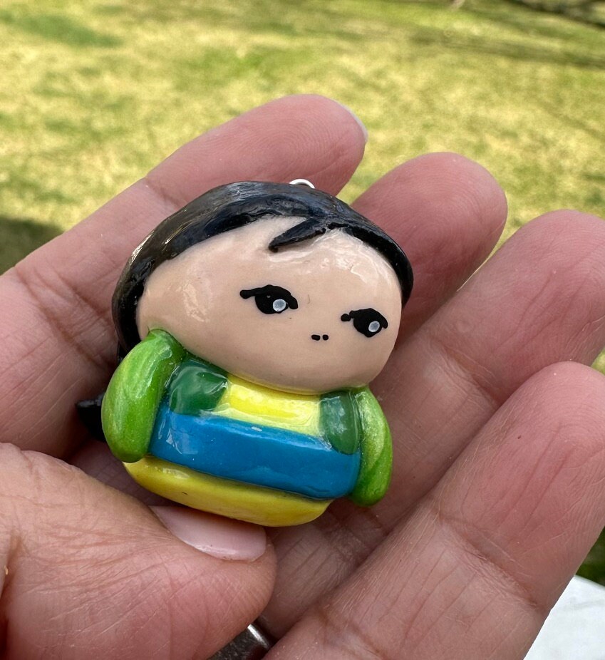 Princesses Chibi Figurines, Cute Desk Buddy, Charms, Handcrafted by ...