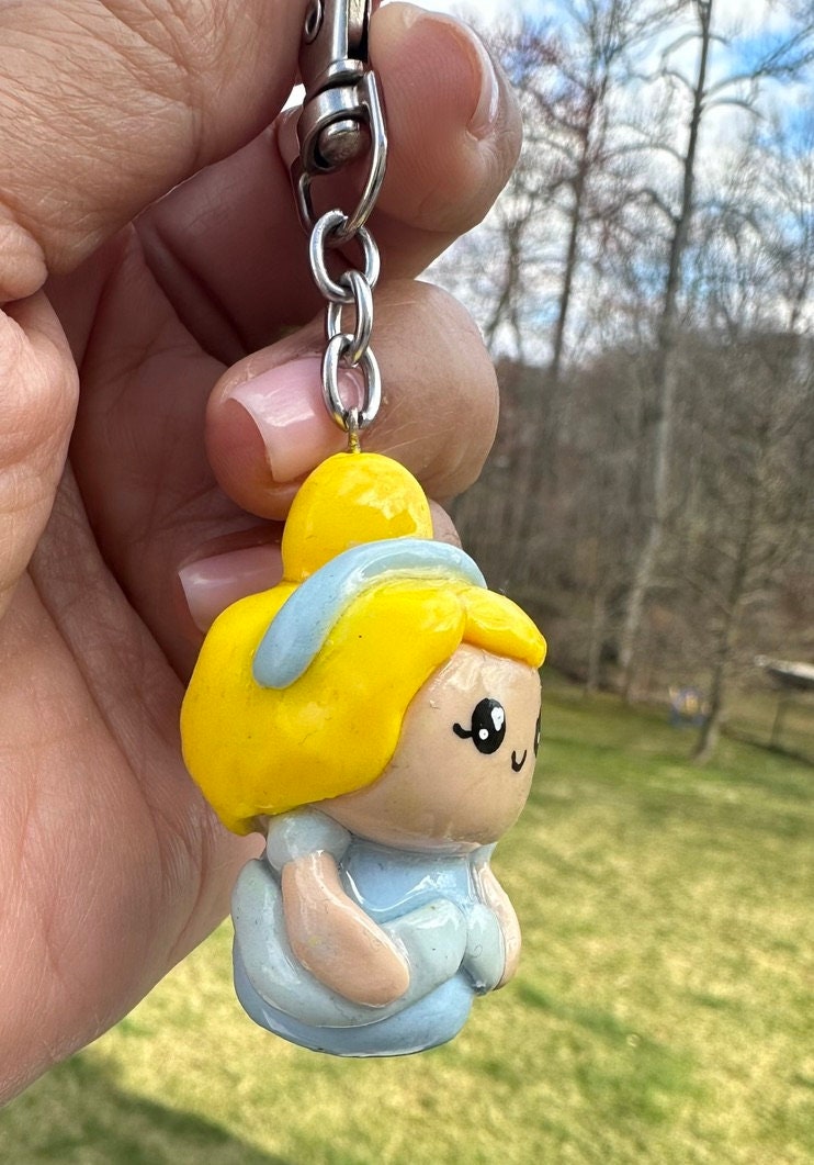 Princesses Chibi Figurines, Cute Desk Buddy, Charms, Handcrafted by ...