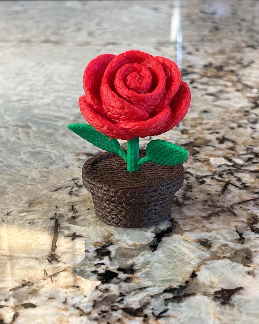 3D Print Knit Rose - Etsy
