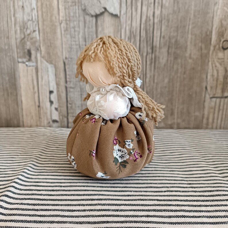 Handmade Miniature Textile Doll, Baroque Rococo Victorian Style ...