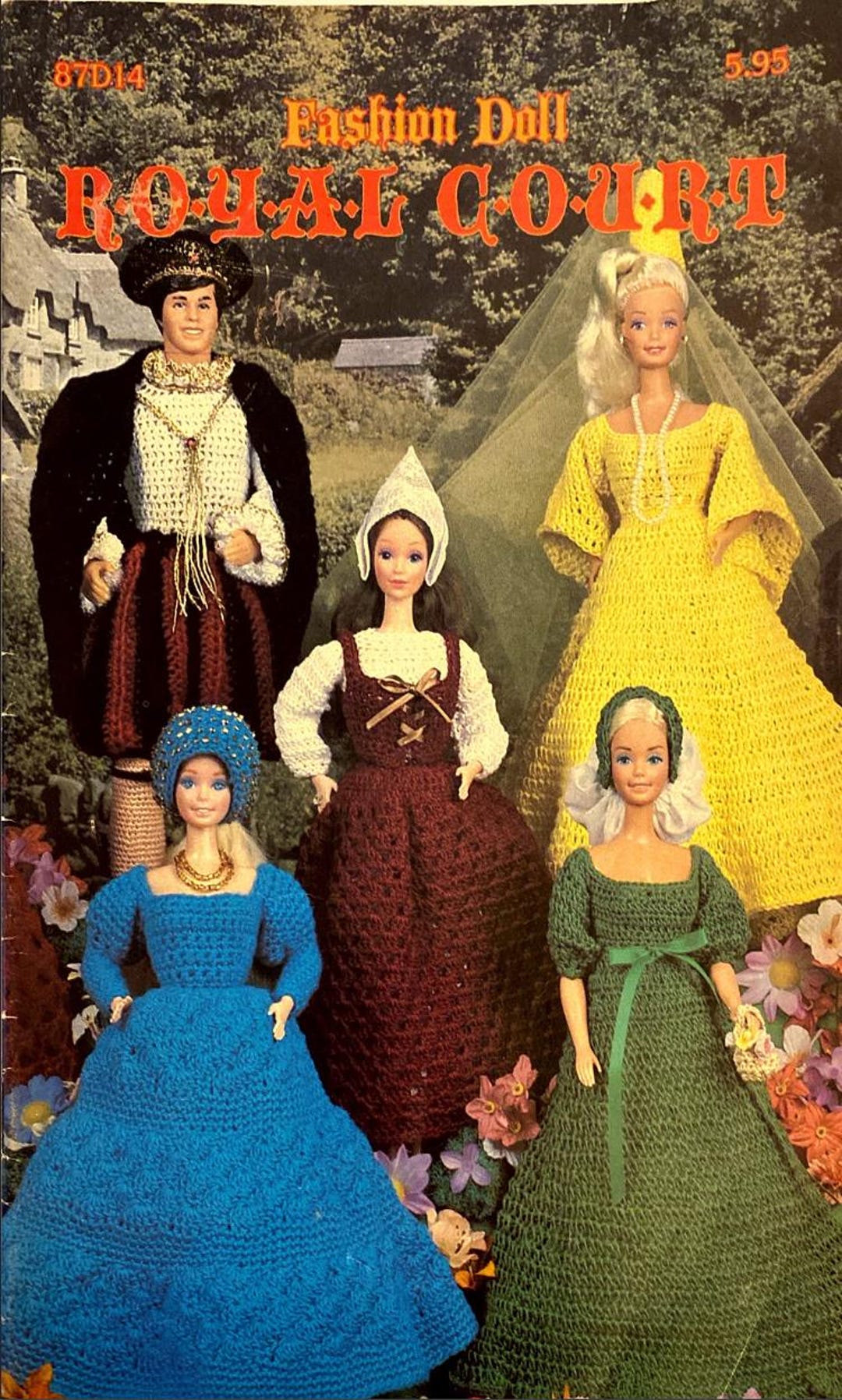 Vintage Fashion Doll Royal Court Crochet Patterns | Tudor Era (PDF ...