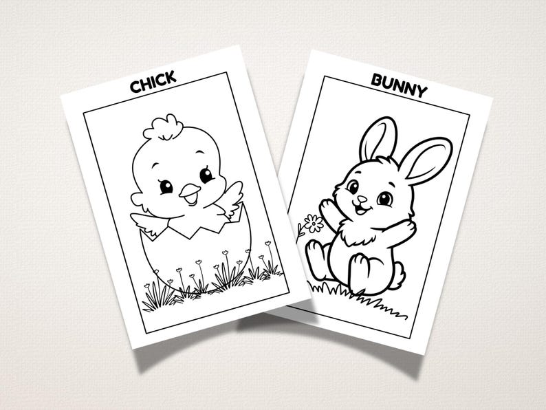 Farm Animals Coloring Pages for Toddlers & Preschoolers | 20 Printable ...