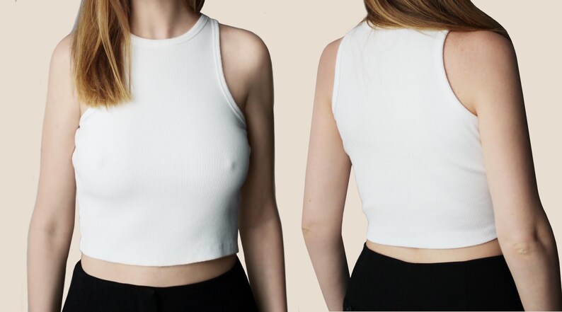 Women's Tank Dress and Crop Top Sewing Pattern | PDF Digital Download ...