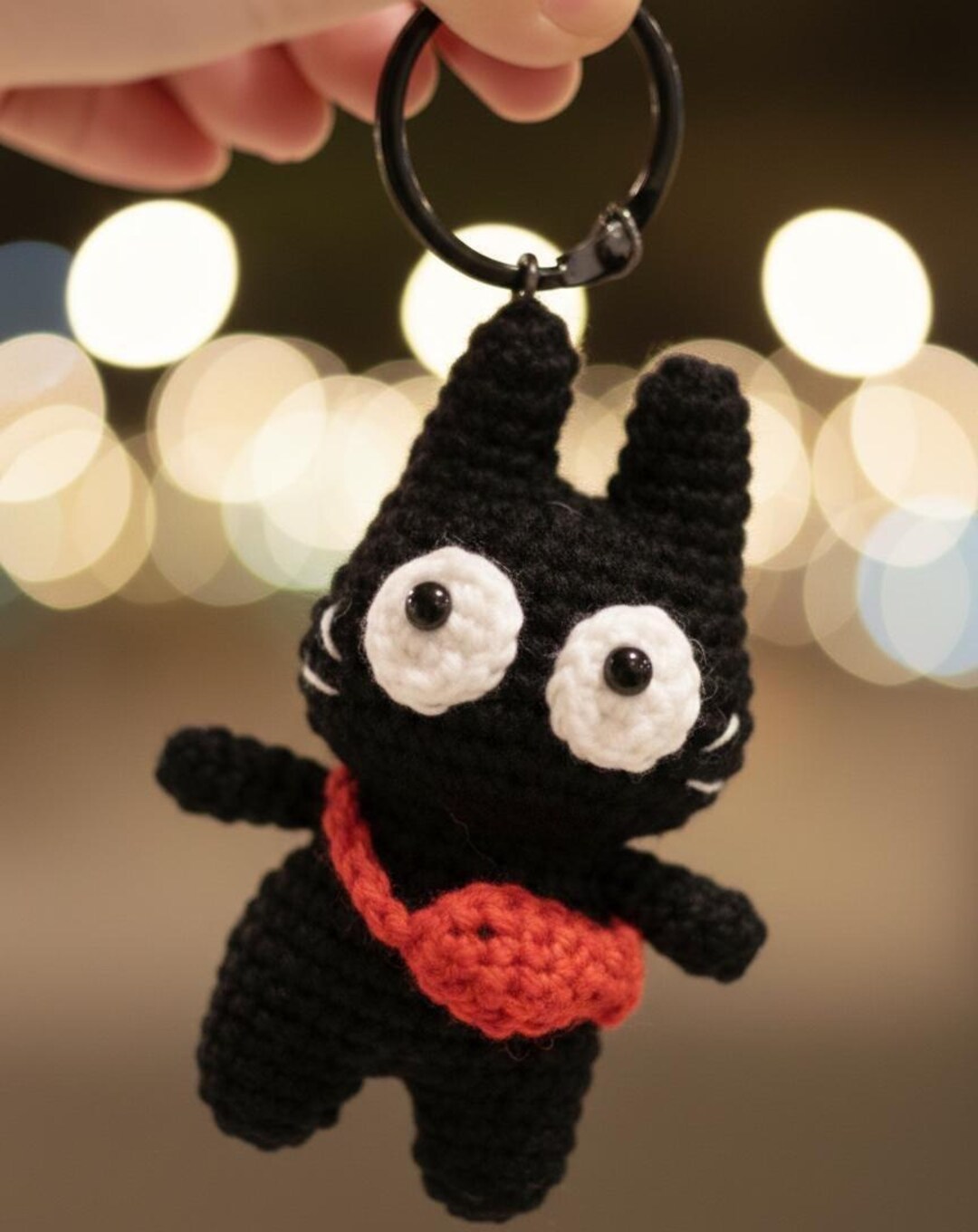 Crochet Cat Keychain Pattern Beginner Friendly Easy Amigurumi Cat PDF ...