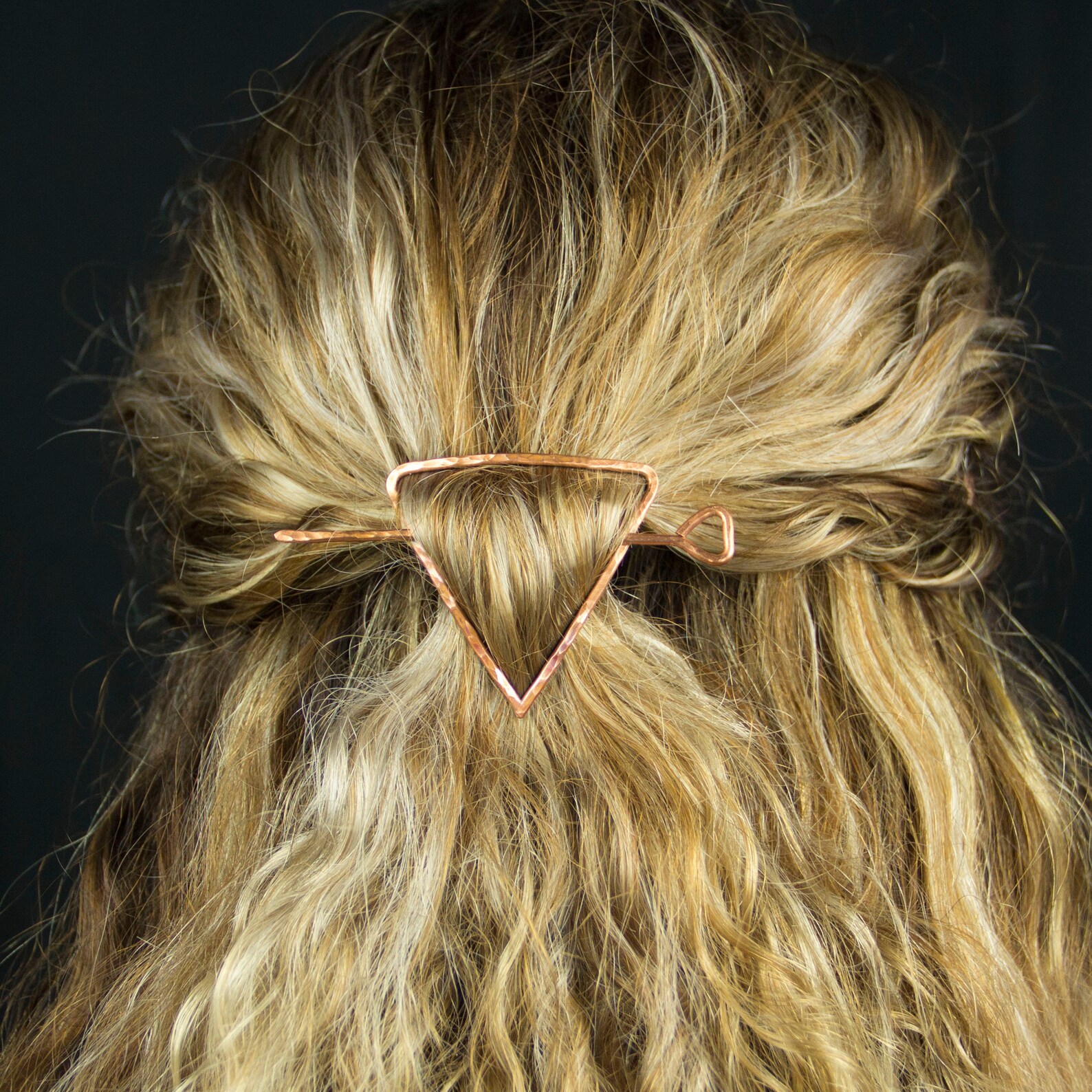 Hair stick Oval hoop Hair jewelry Hair fork Bridesmaid | Etsy