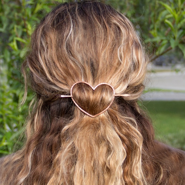 Heart Hair Pins - Etsy