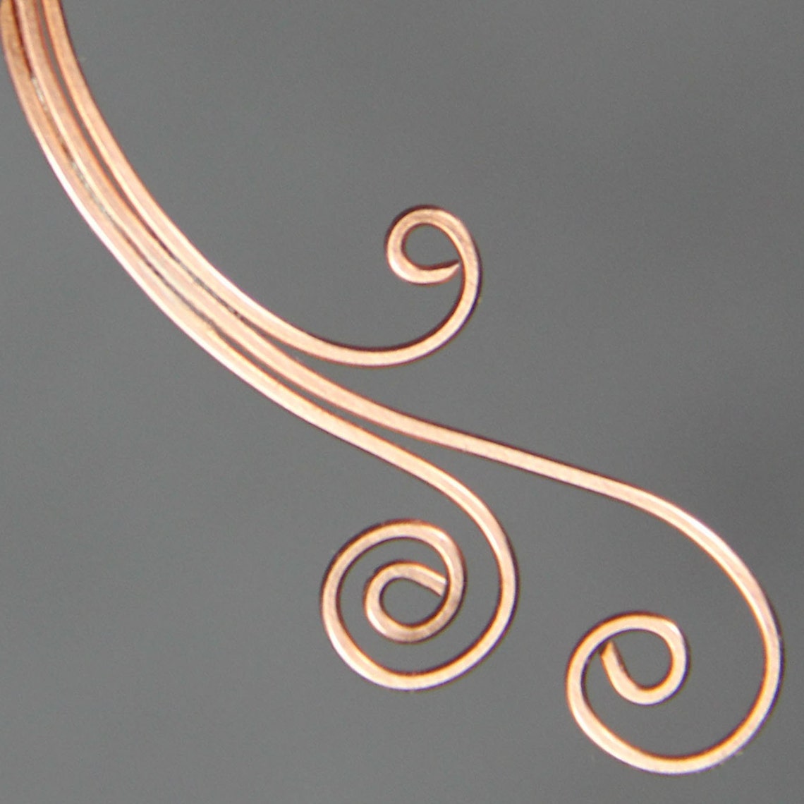 Triple Scroll Dangle Earrings Bridesmaid Gift Gift for Her - Etsy