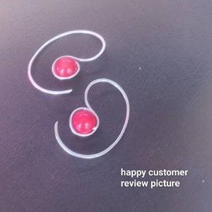 Yin Yang Tai Ji Hoop Earrings, Sterling Silver, Jade Earrings, Gift for ...