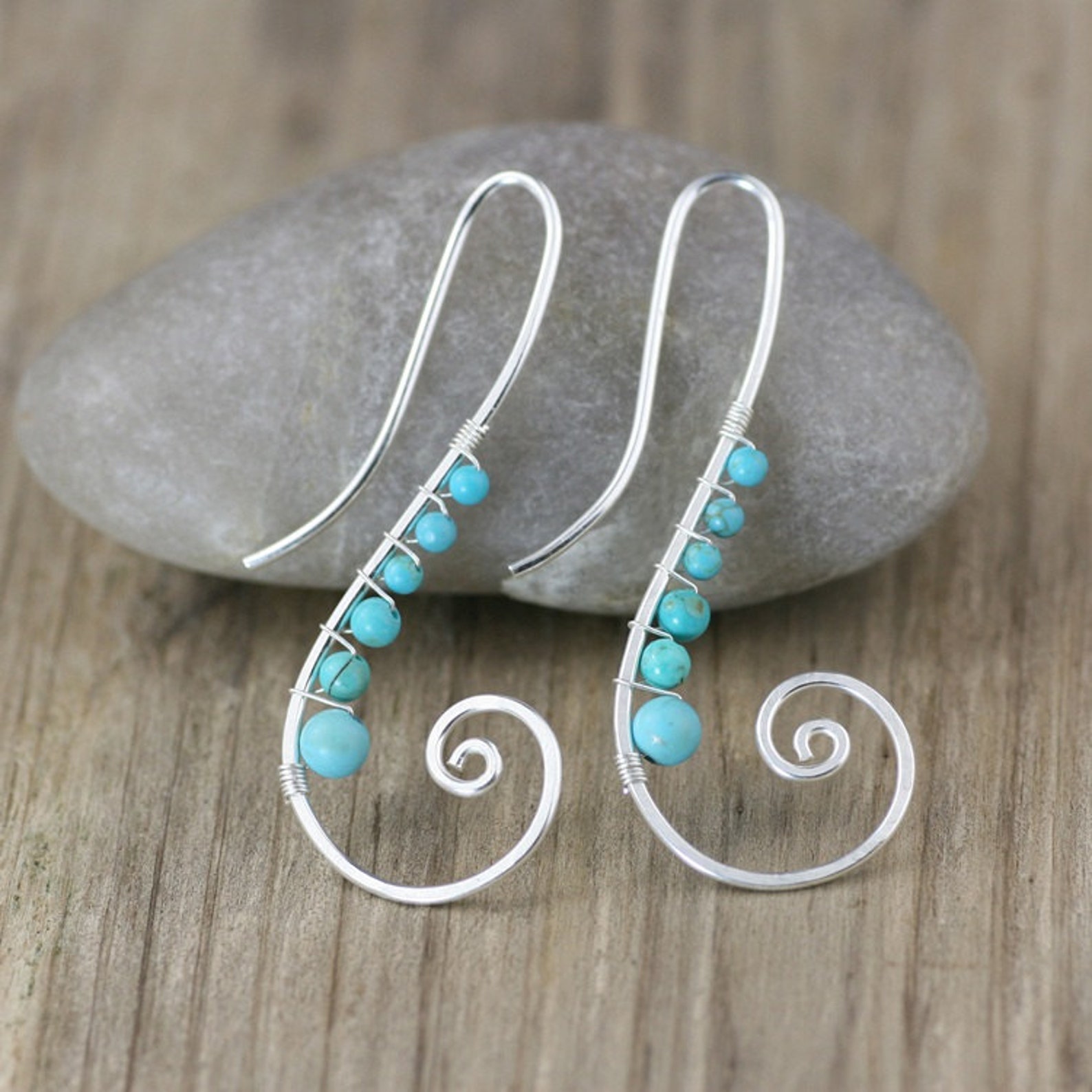 Sterlling Silver Wiring Earring Handmade US Free Shipping Anni Designs ...