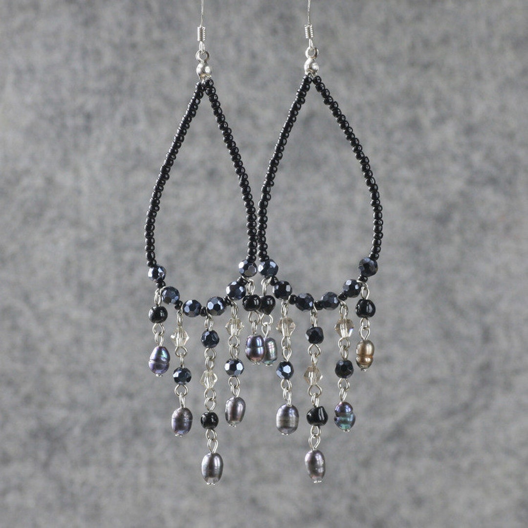 Beaded Earrings, Dangle Earrings, Drop Earrings, Chandelier Earrings ...