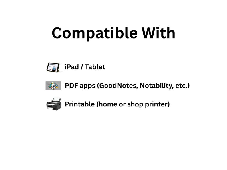 2026 Minimalist Digital Planner | Simple Daily, Weekly, Monthly (PDF ...